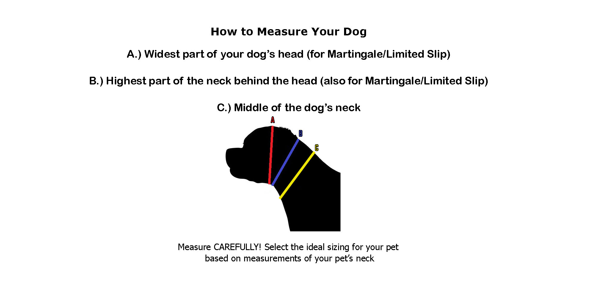 Sizing Guide – Classy Collar Co